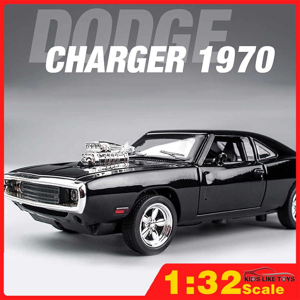 KLT 1 : 32 Velozes E Furiosos 7 Dodge Charger 1970 Diecast Modelo Carro ...