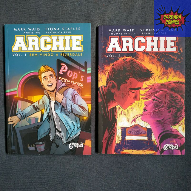 HQ Archie - Volumes 1 e 2 (Mark Waid, 320 Páginas, Geektopia) | Shopee ...