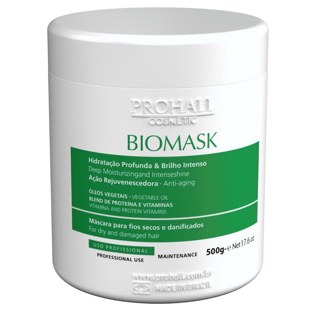 PROHALL Mascara Biomask Teia 500g Pro Hall | Shopee Brasil