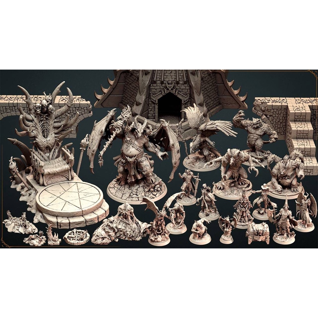 MINIATURAS RPG Dungeons & Dragons Coleção - Nightmares of the Abyss ...