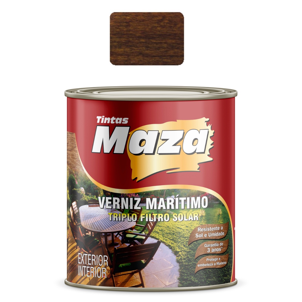 Verniz para Madeira Imbuia 900ml Maza | Shopee Brasil