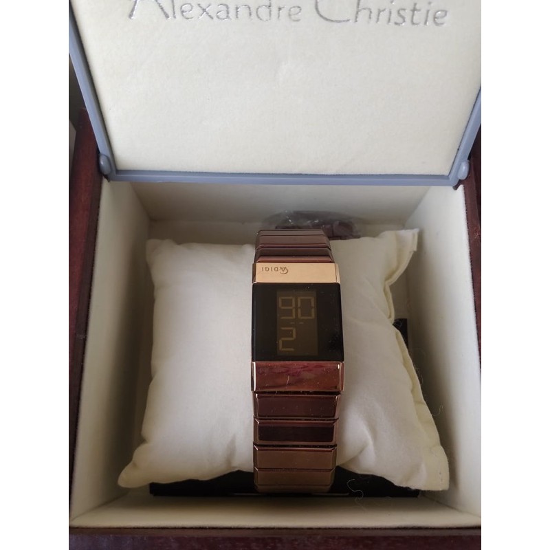 Relógio Feminino Digital Alexandre Chrisistie 9100 Lhb Rob Rob Robron ...