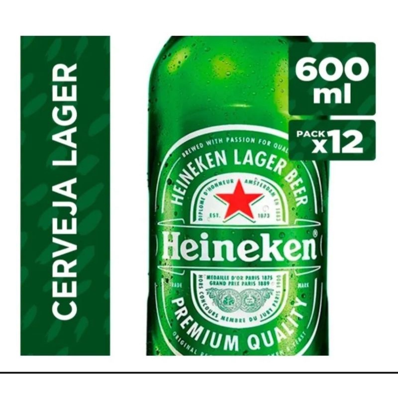 Cerveja Heineken 600 ml | Shopee Brasil