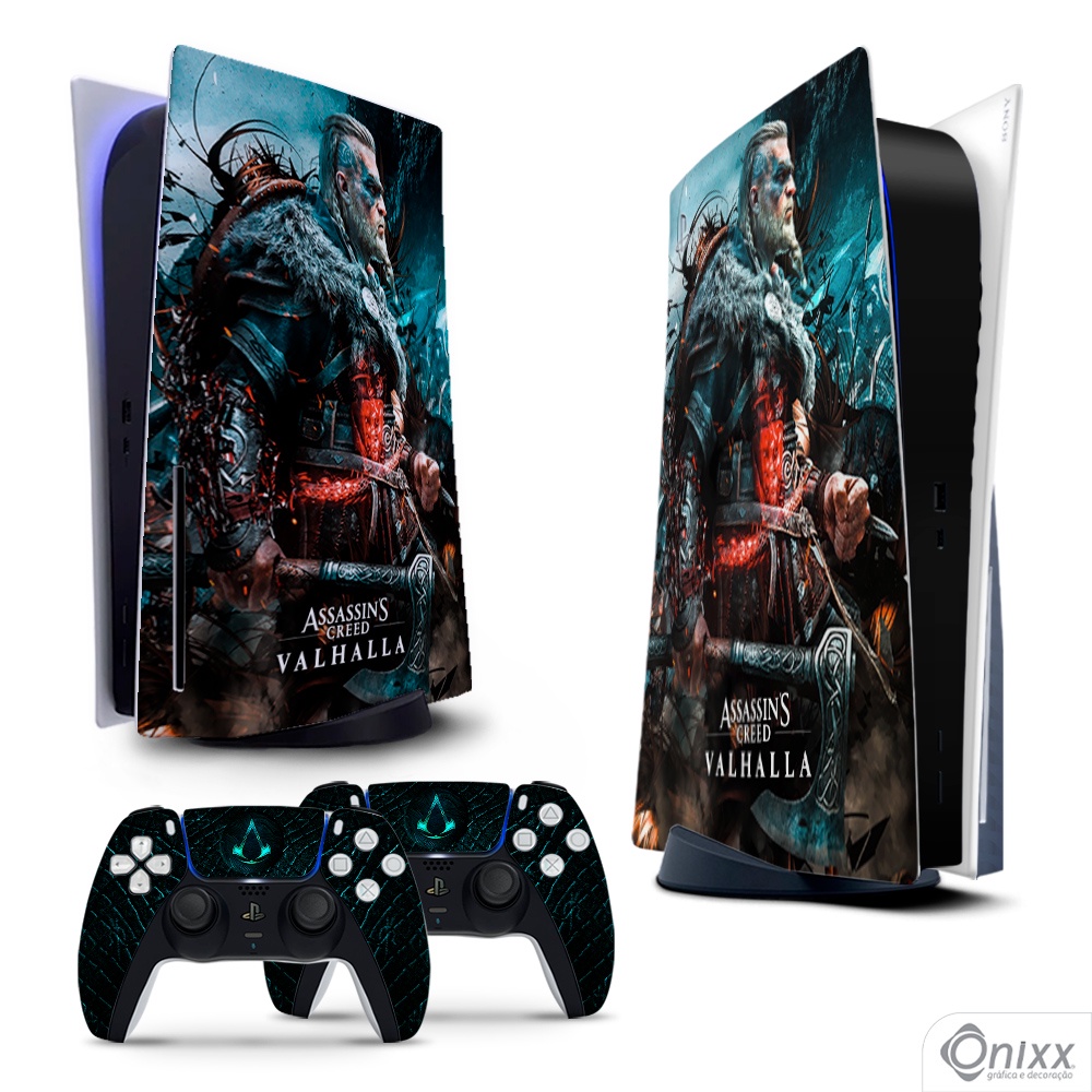 Skin PS5 FAT Adesiva Assassin's Creed Valhalla | Shopee Brasil