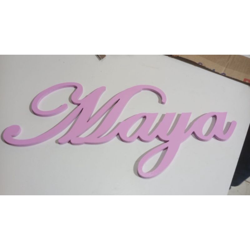 Nome grande decorativo personalizado, letras de madeira, decoração de ...