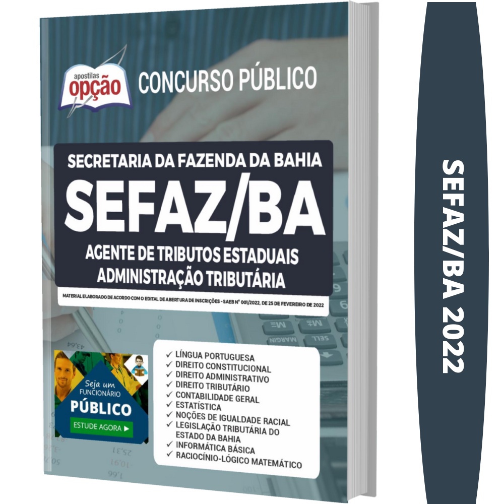 Apostila SEFAZ BA - Agente de Tributos Estaduais - Administração ...