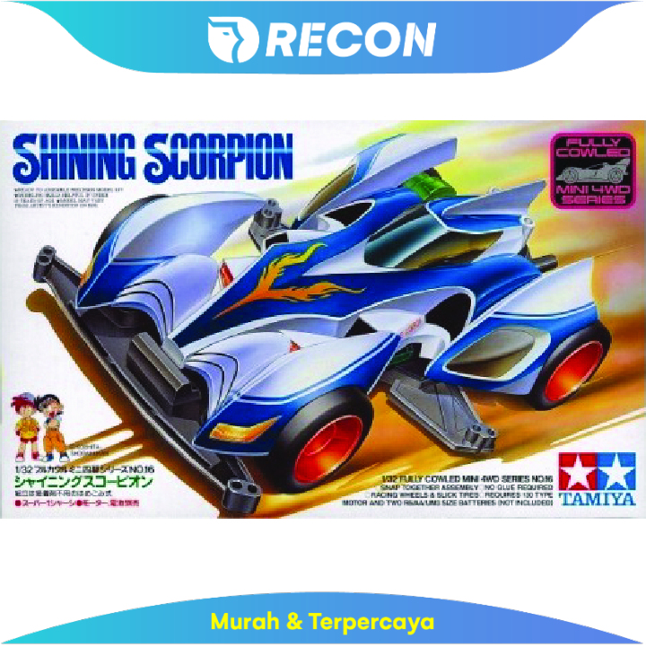 Mini 4wd Stb Kindergarten Tamiya Shining Scorpion Original | Shopee Brasil