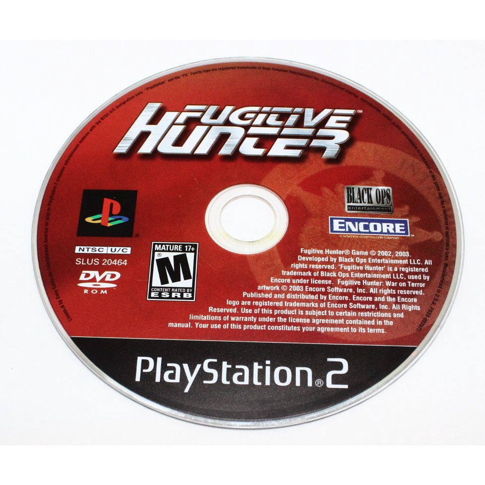 Fugitive Hunter PS2 Original Playstation 2 | Shopee Brasil