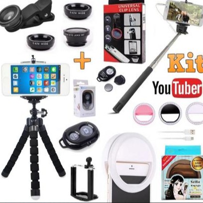 Kit Youtuber Blogueira Blogueirinha Tik Tok Profissional Completo ...
