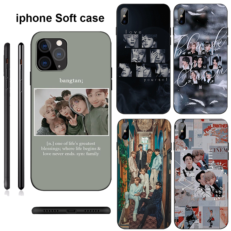 iPhone 12 Mini 11 Pro Max 12mini Casing phone Soft Case IW89 BTS ...