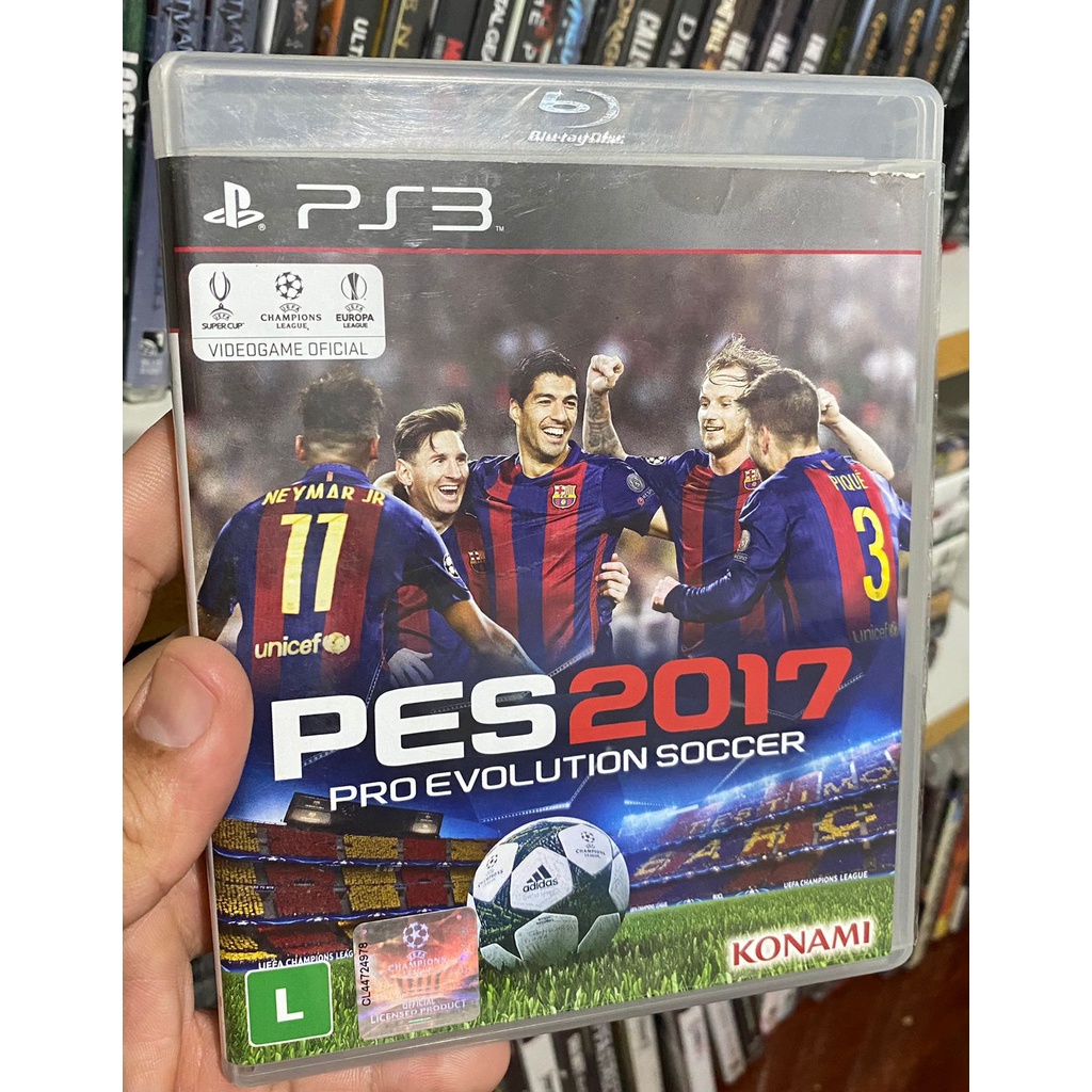 Pes 2017 Dublado em Português Brasil Ps3 Original Em Midia Fisica!! | Shopee Brasil