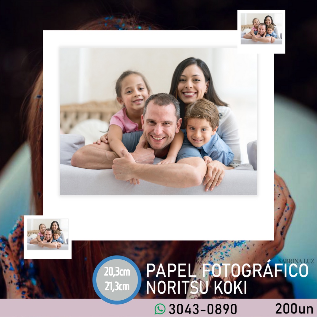 Papel Fotográfico | Noritsu Koki Semi Glossy | Double Sided - 200 ...