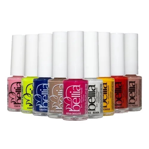 Kit 10 esmaltes Bellia mais vendidos | Shopee Brasil