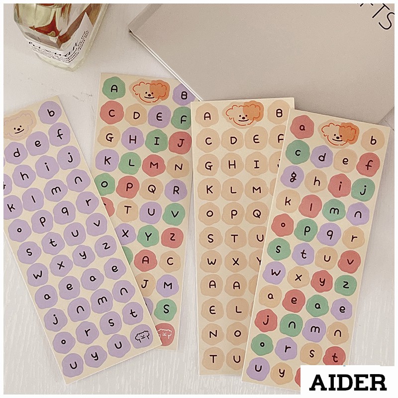 Autocolantes Do Alfabeto / Autocolantes Com Letras A Cores Em Inglês ...