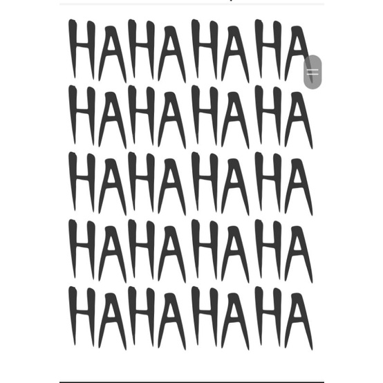 Adesivo Risada/Coringa/HAHAHA/Cartela com 20 Unidades | Shopee Brasil