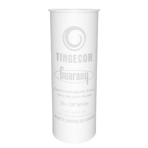 Tinta p/ Tecido Corante Tingecor Guarany Tintol Off White | Shopee Brasil