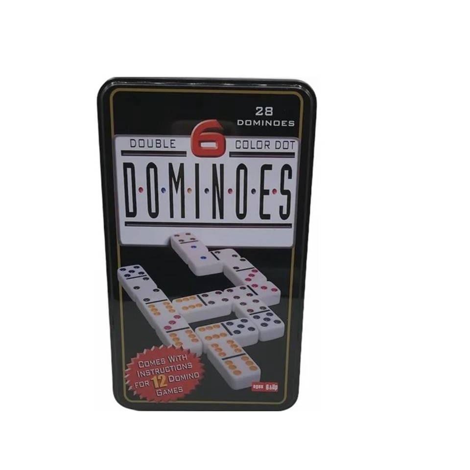 Jogo Dominó Double 6 Lata | Shopee Brasil