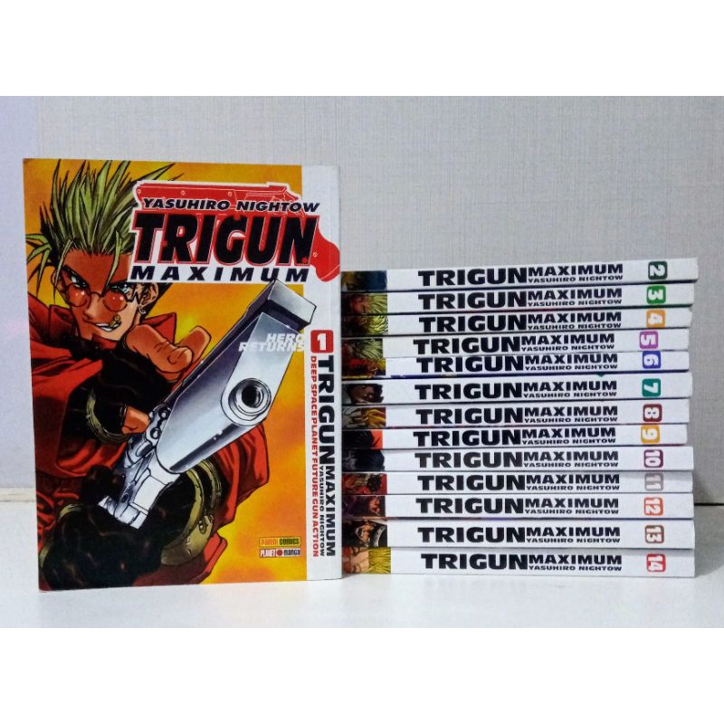 Mangá Trigun Maximum - Completo - 14 volumes | Shopee Brasil