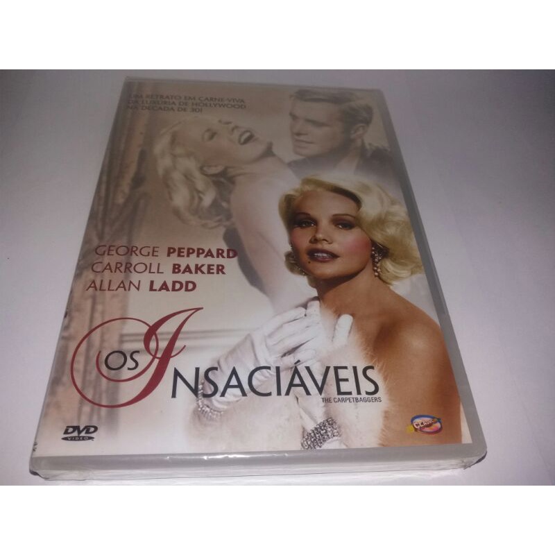 Dvd - Os Insaciaveis - 1964 - Allan Ladd - Carroll Baker - Lacrado | Shopee Brasil