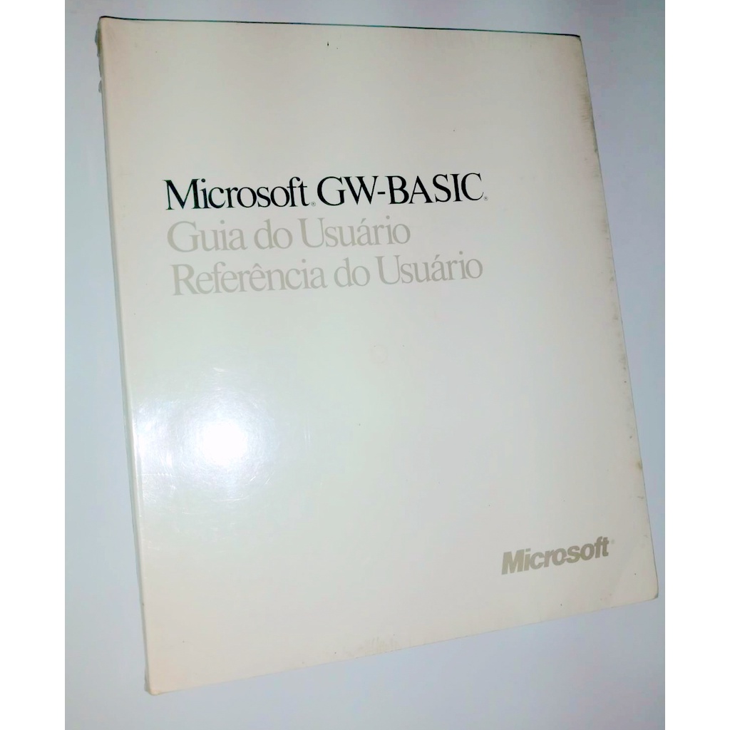 Livro Guia De Referência Do Usuário Microsoft Gw Basic | Shopee Brasil