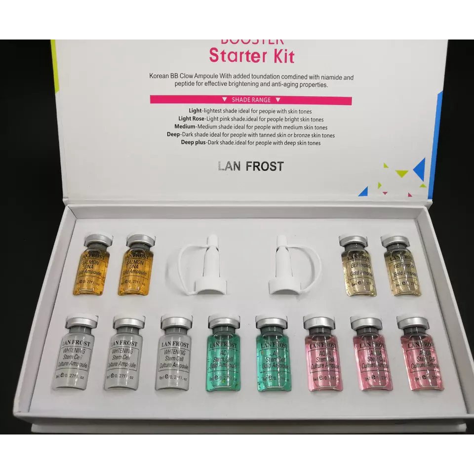 BB GLOW STARTER KIT 12 ATIVOS OU BASE MESO WHITE ORIGINAL | Shopee Brasil