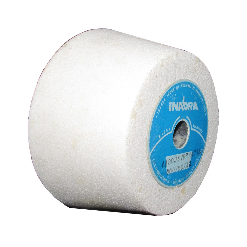 Rebolo Copo Cônico Branco Para Retífica 4" x 2" x 12mm | Shopee Brasil