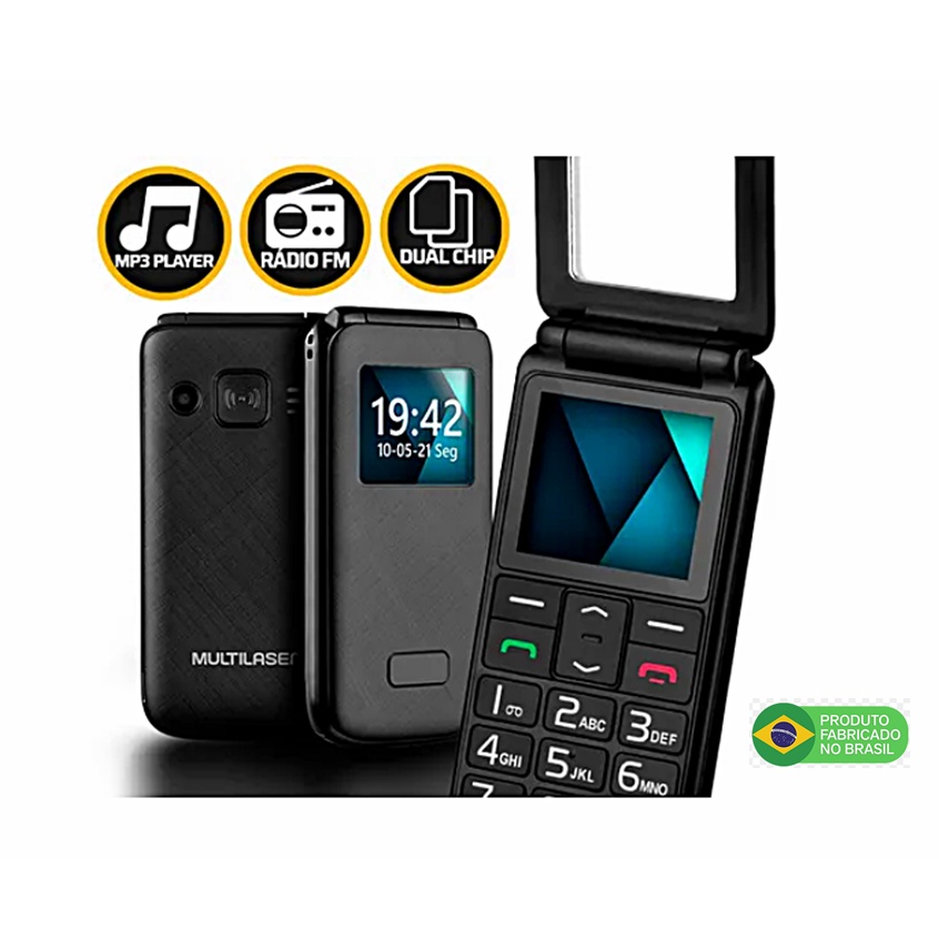 Celular Multilaser Dual Chip 32 Gb Multilaser Flip Vita 2g | Shopee Brasil