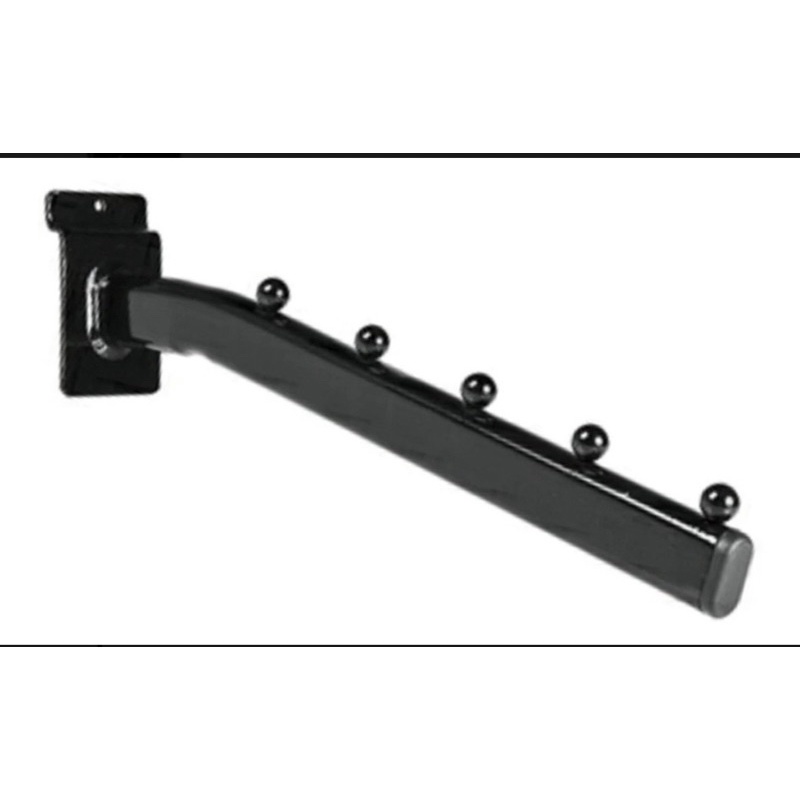 arara frontal inclinada de 30cm preto para painel canaletado 37 ...