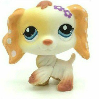 Littlest Pet Shop Lps Cocker Spaniel Tatuada Flor Lady #1615 | Shopee ...