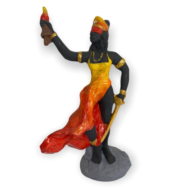 Escultura Orixá Egunitá em Resina 17 cm | Shopee Brasil