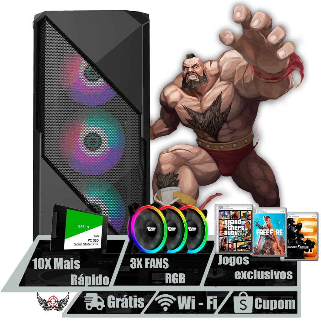 Pc Gamer Loc Streamer I5 16gb Ssd Monitor + Kit Gamer Full Hd | Shopee ...