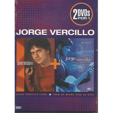 Dvd - Jorge Vercillo - Livre + Trem Da Minha Vida - Lacrado | Shopee Brasil
