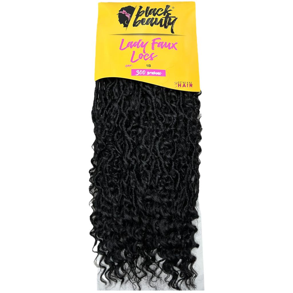 Cabelo Faux Locs Lady 300 gr 65cm Black Beauty Lancamento | Shopee Brasil