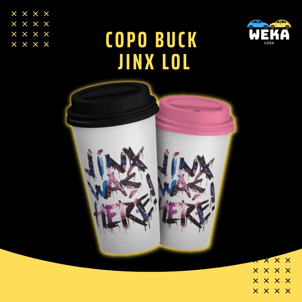 Copo Buck Jinx- League of Legends | Shopee Brasil