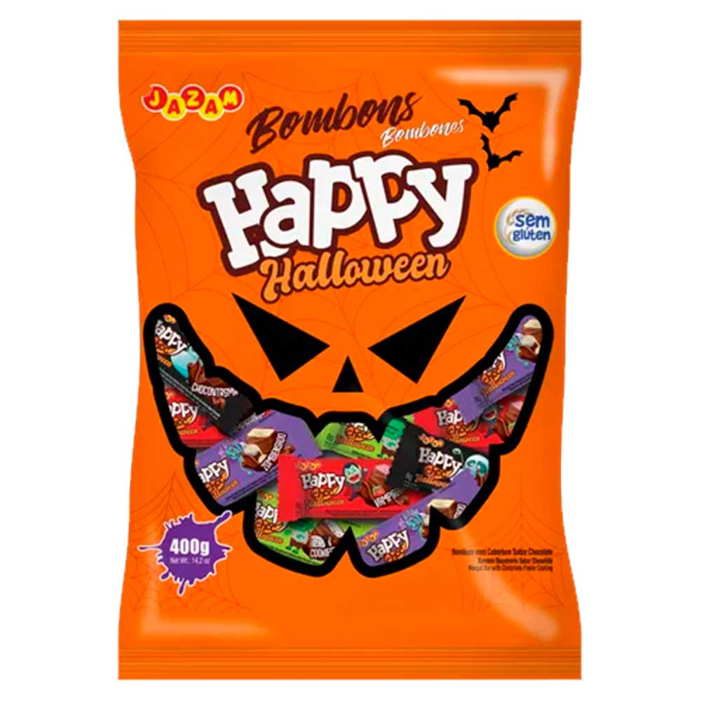Bombons Sortidos Halloween 400g - Jazam | Shopee Brasil