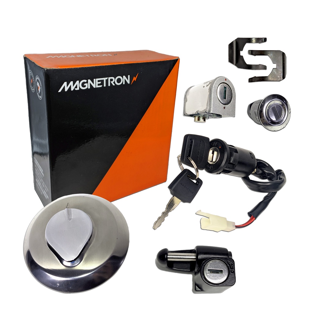 Kit 5 Peças Chave De Ignição + Tampa Tanque Titan 125 2002 2003 2004 ...