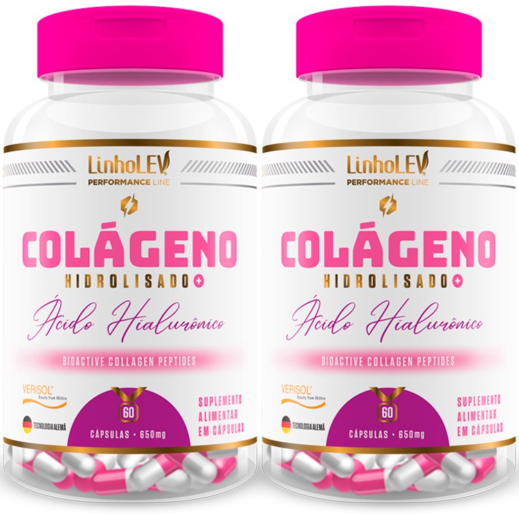 Colágeno Verisol® + Ácido Hialurônico 2 Frascos GELITA HAPLEX PLUS® | Shopee Brasil