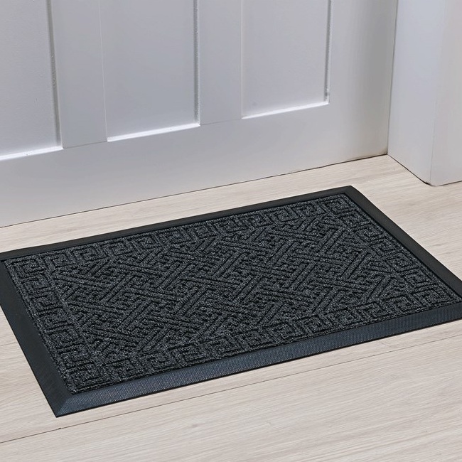 Tapete Capacho de Porta Lima Retangular 60x45 entrada Niazitex ...