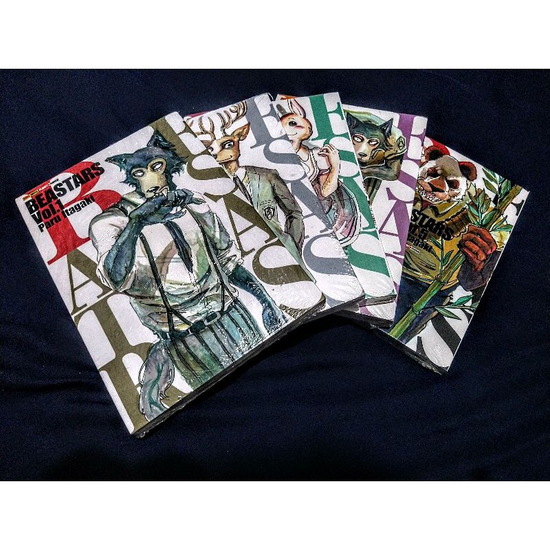 Mangás Beastars volumes avulsos LACRADOS 1 ao 5 - Faz a Boa!