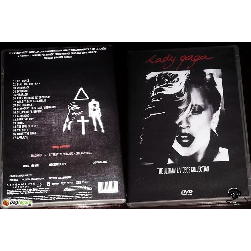 DVD LADY GAGA - THE ULTIMATE VIDEO COLLECTION | Shopee Brasil