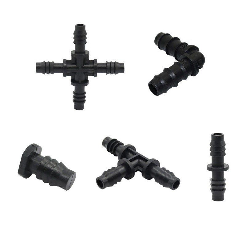 10pçs Conector De Mangueira Para Tubo De 3/8 " T , Cotovelo , Cruz ...
