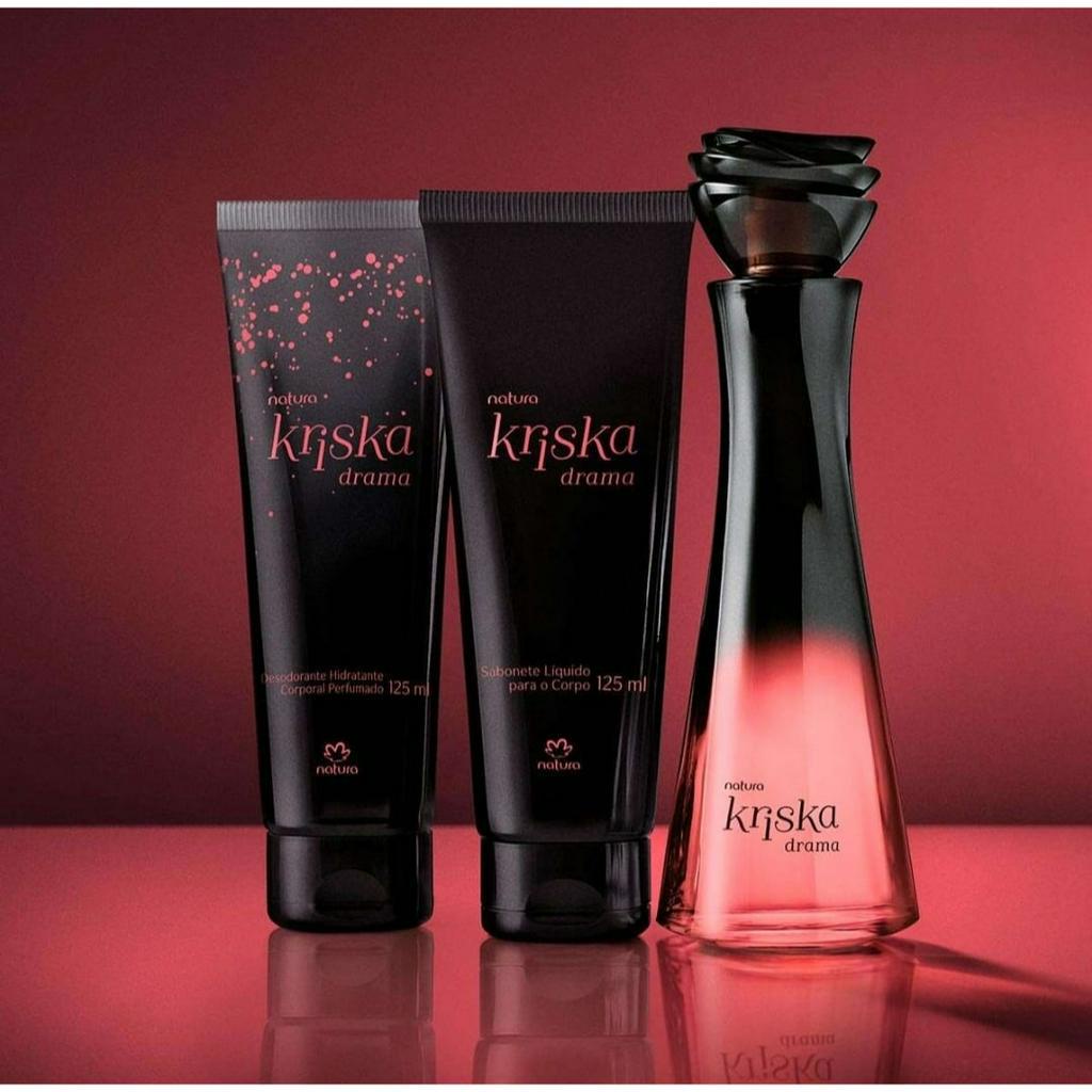 Presente Perfume Desodorante Colônia Feminono Natura Kriska Original ...