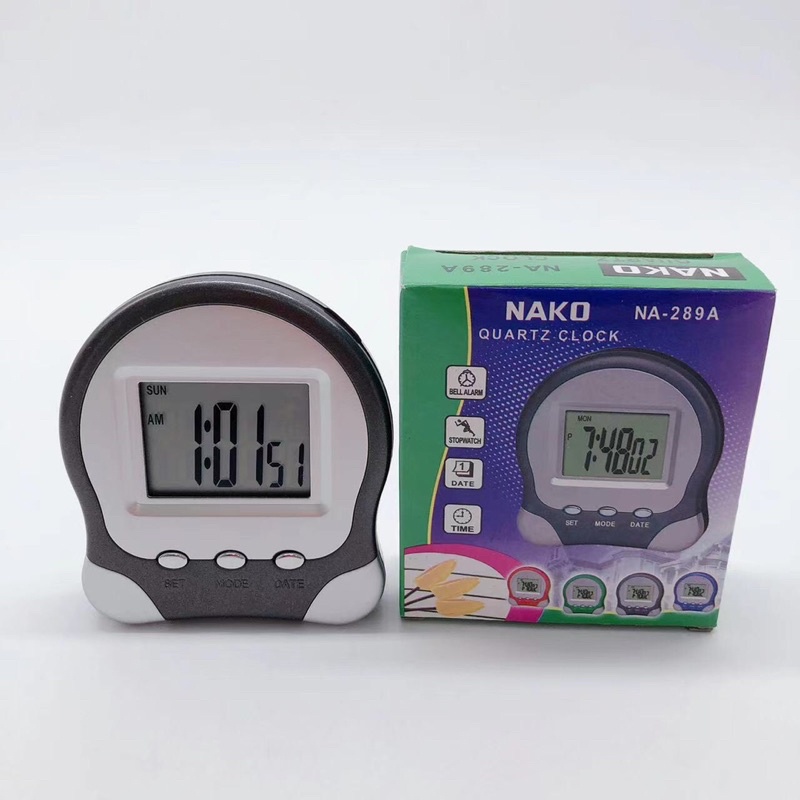Relógio de Mesa Digital e Despertador NAKO 289A AM PM 0935 | Shopee Brasil