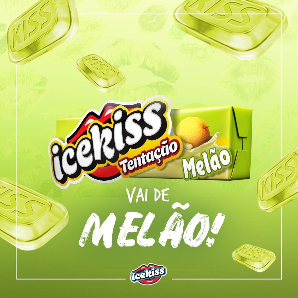 Ice Kiss Melão c/ Recheio de Chocolate Branco | Shopee Brasil