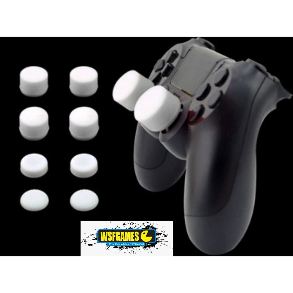 08 Grips Protetor Analógico Extensor Kontrol Freak Controle Ps3 Ps4 Ps5 ...
