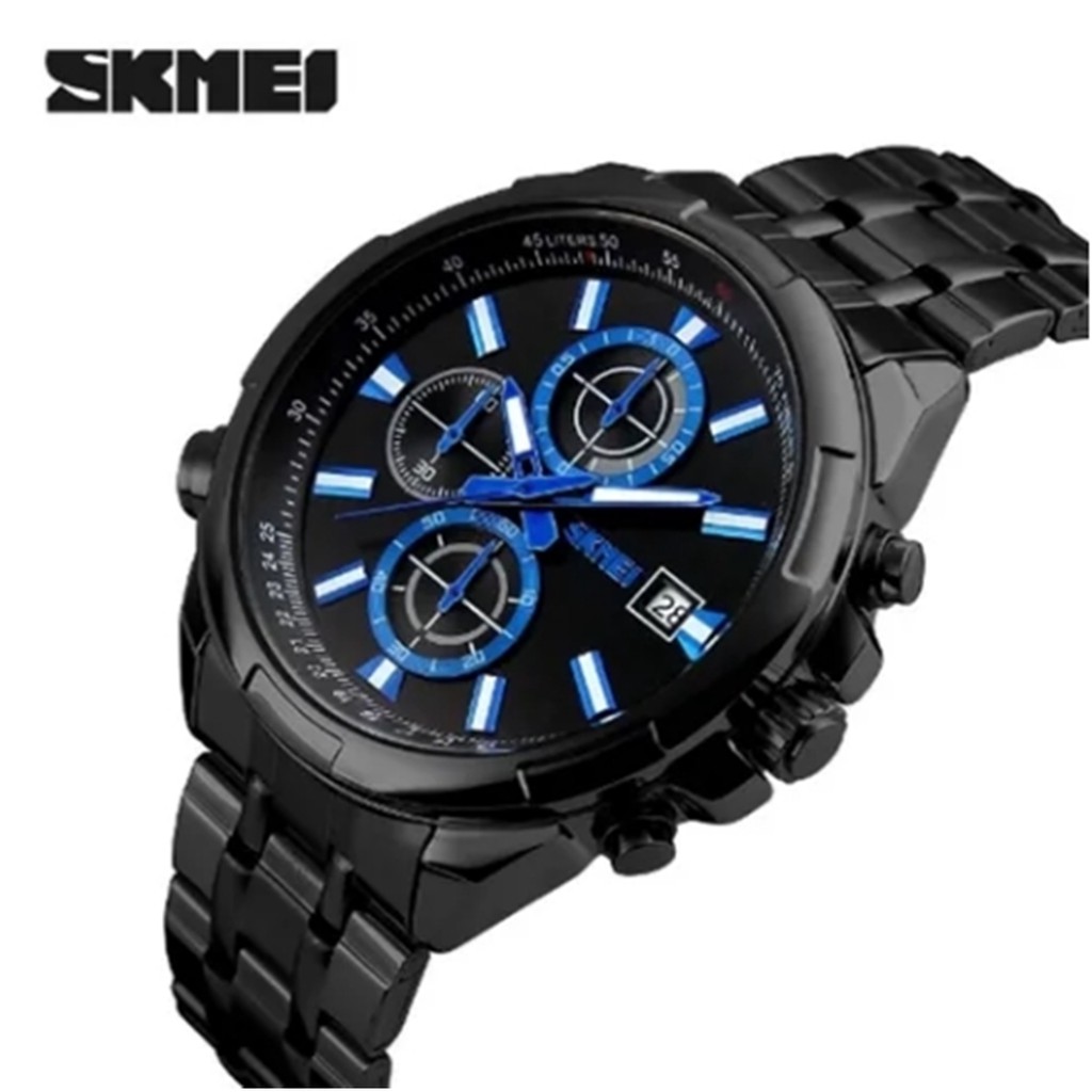 Relógio Masculino Skmei Modelo 9107 De Pulso Original Luxo Promoção ...