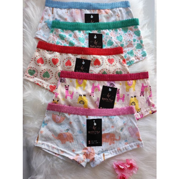 CALCINHA BOXER INFANTIL - CALCINHA MENINA - CALCINHA BOXER MENINA ...