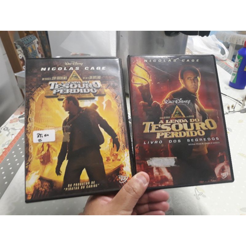DVD 2 FILMES: A LENDA DO TESOURO PERDIDO + A LENDA DO TESOURO PERDIDO ...