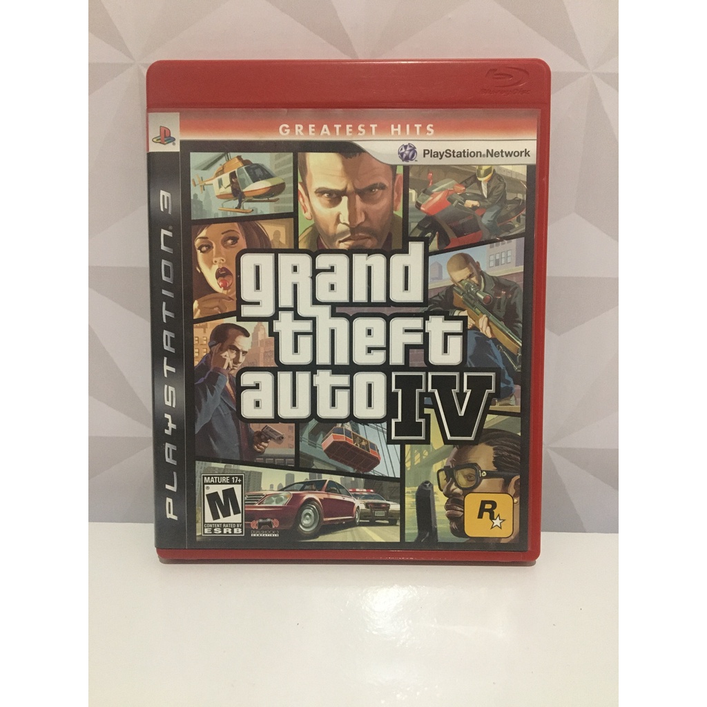 GTA 4 Grand Theft Auto IV - PS3 Mídia Física | Shopee Brasil