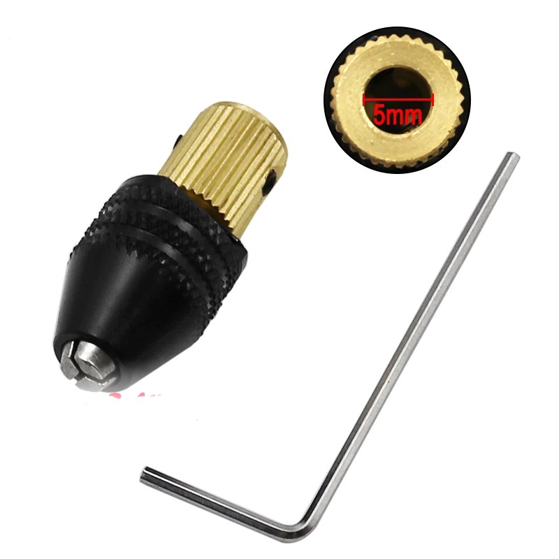 Mini Mandril Aperto P/ Micro Motor C/ Eixo 5,0mm | Shopee Brasil